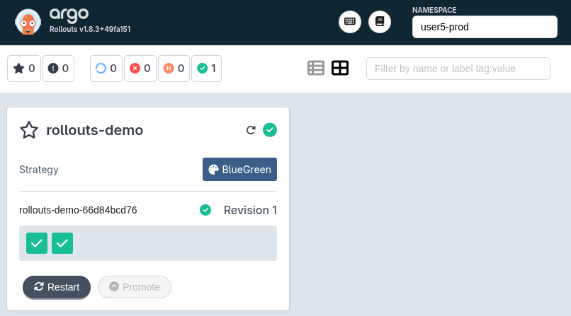 BlueGreen Rollout :: Argo Rollouts Workshop