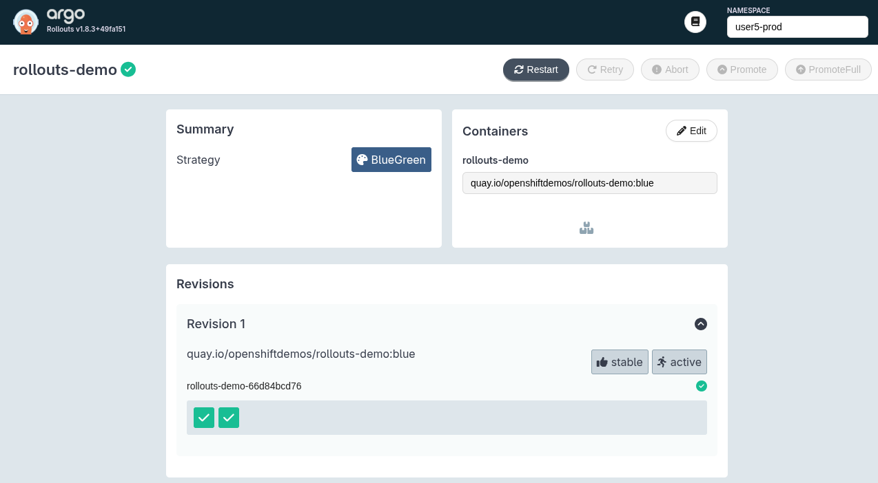 BlueGreen Rollout :: Argo Rollouts Workshop